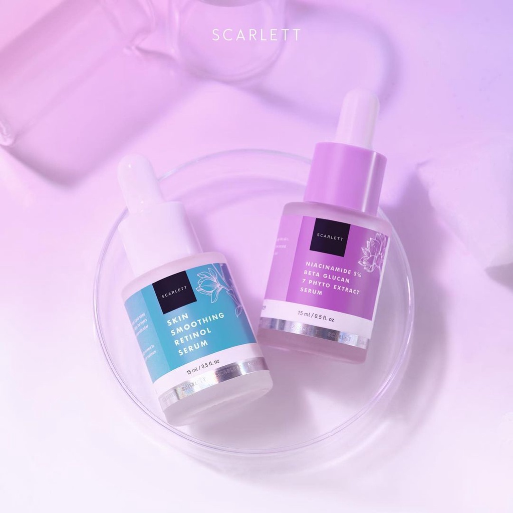 Jual SCARLETT NEW SERUM NIACINAMIDE, RETINOL, GLOWTENING, SCARLETT ...