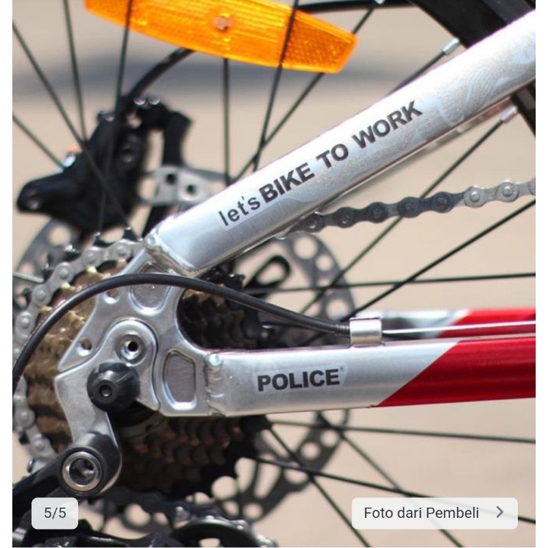 Jual SEPEDA LIPAT ELEMEN POLICE TEXAS B2W(bike to work )20inci | Shopee ...