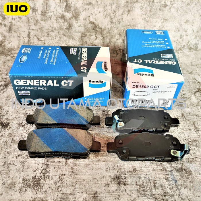 Jual Kampas Rem Belakang Grand Vitara X-trail BENDIX Brake Pad DB 1509 GCT | Shopee Indonesia