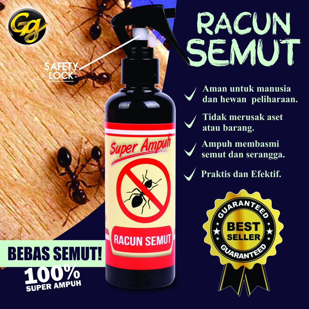 Jual Gun Killer Racun Semut Super Ampuh, Obat Pembasmi Semut Cair ...