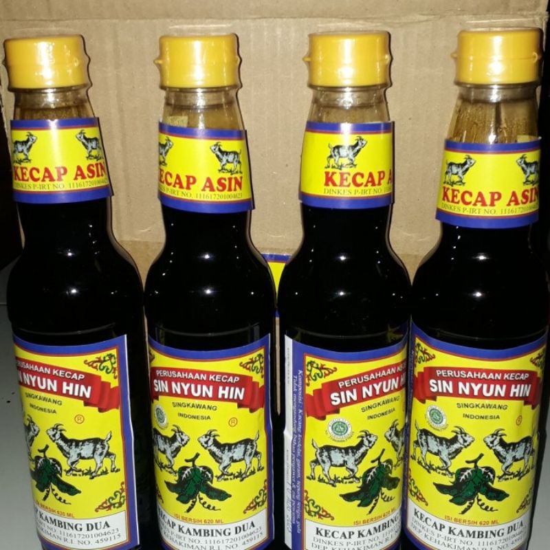 Jual Kecap Asin Kalimantan Cap Kambing 620ml | Shopee Indonesia