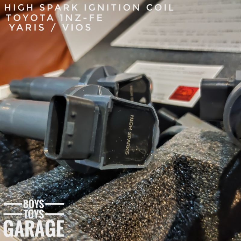 Jual HS Coil Toyota Yaris / Vios 1NZ-FE High Spark Ignition Coil 100% ...