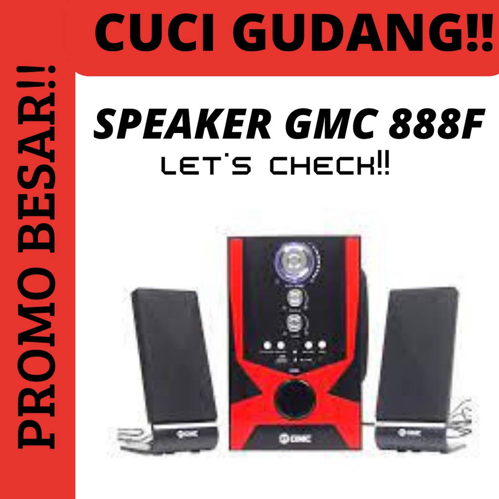Jual HARGA PROMO!! DISKON!! YUK DICEK!! - SPEAKER GMC 888F USB ...