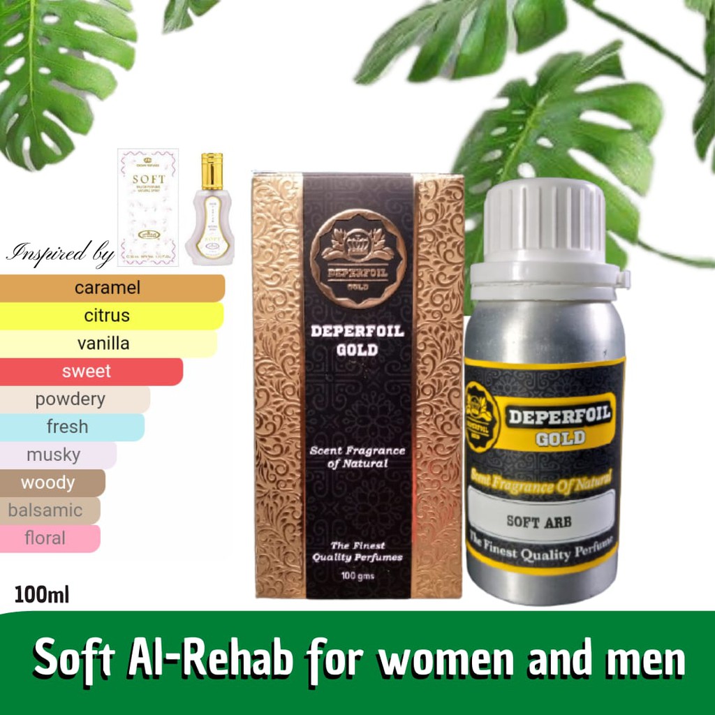 Jual parfum SOFT AL REHAB / Bibit Parfum Soft 100 ml Segel Parfum free ...