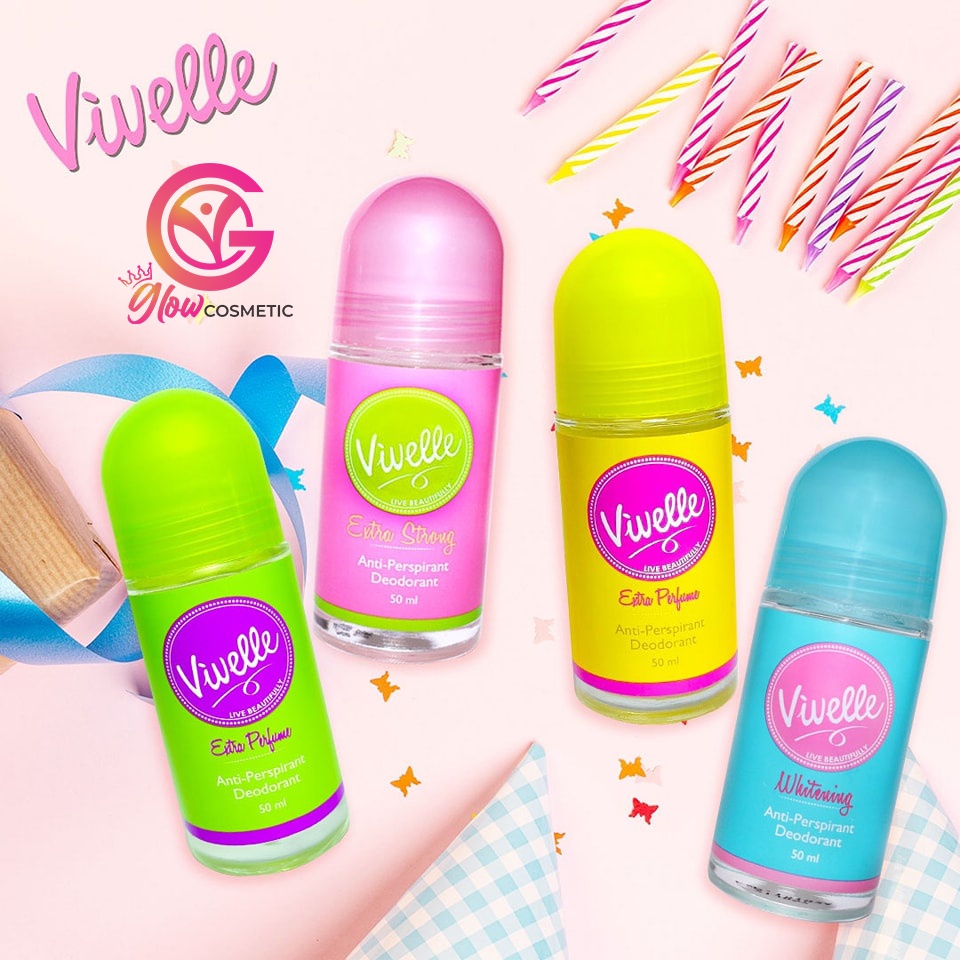 Jual VIVELLE ANTI-PERSPIRANT DEODORANT 50ML | Shopee Indonesia