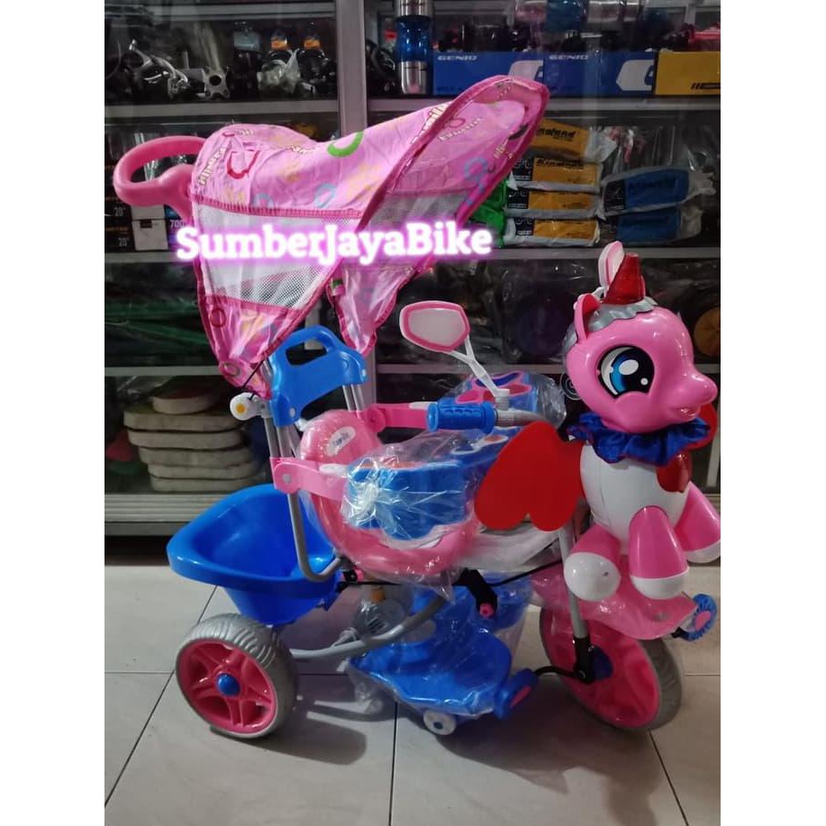 Jual sepeda anak roda tiga family kuda pony new | Shopee Indonesia