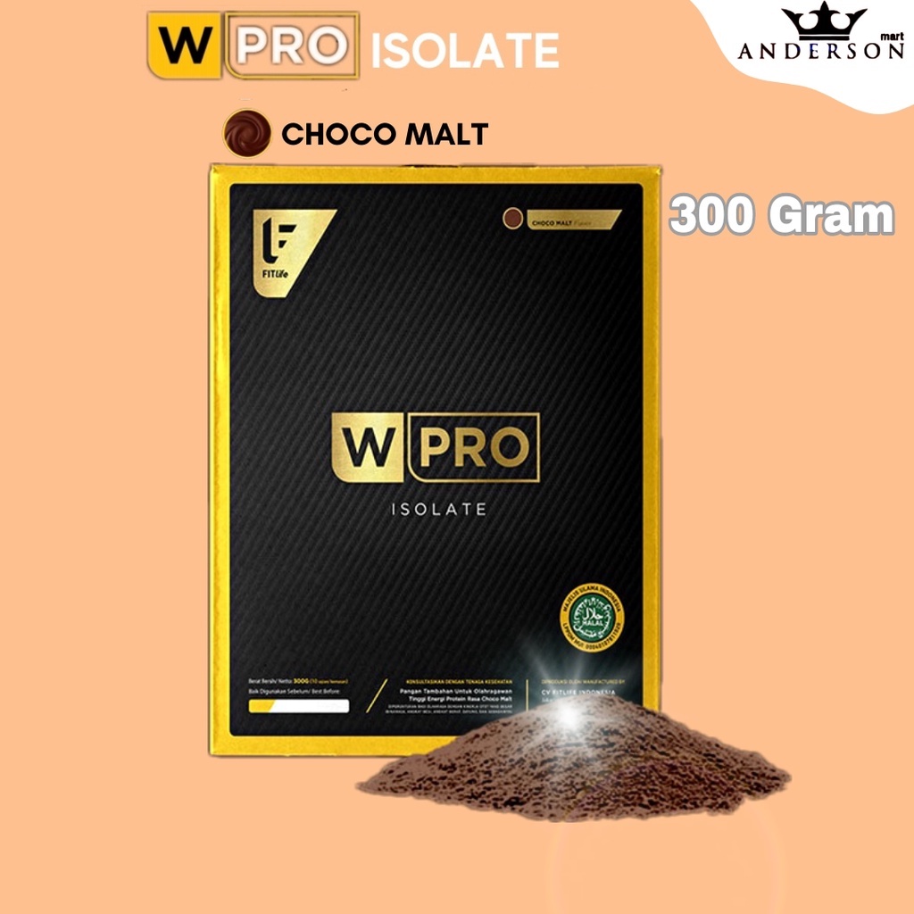 Jual FITlife WPRO ISO Choco Malt WHEYPRO ISO 300 gram Whey Protein ...