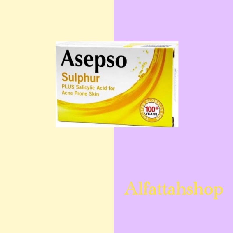 Jual asepso sulphur plus salicylic acid soap 80 Gr | Shopee Indonesia