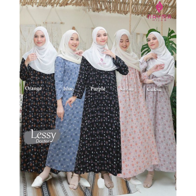 Jual DASTER LESSY / DEWASA / KEKINIAN / RAYON VISCOSE / ADEM / BY NAYMA ...