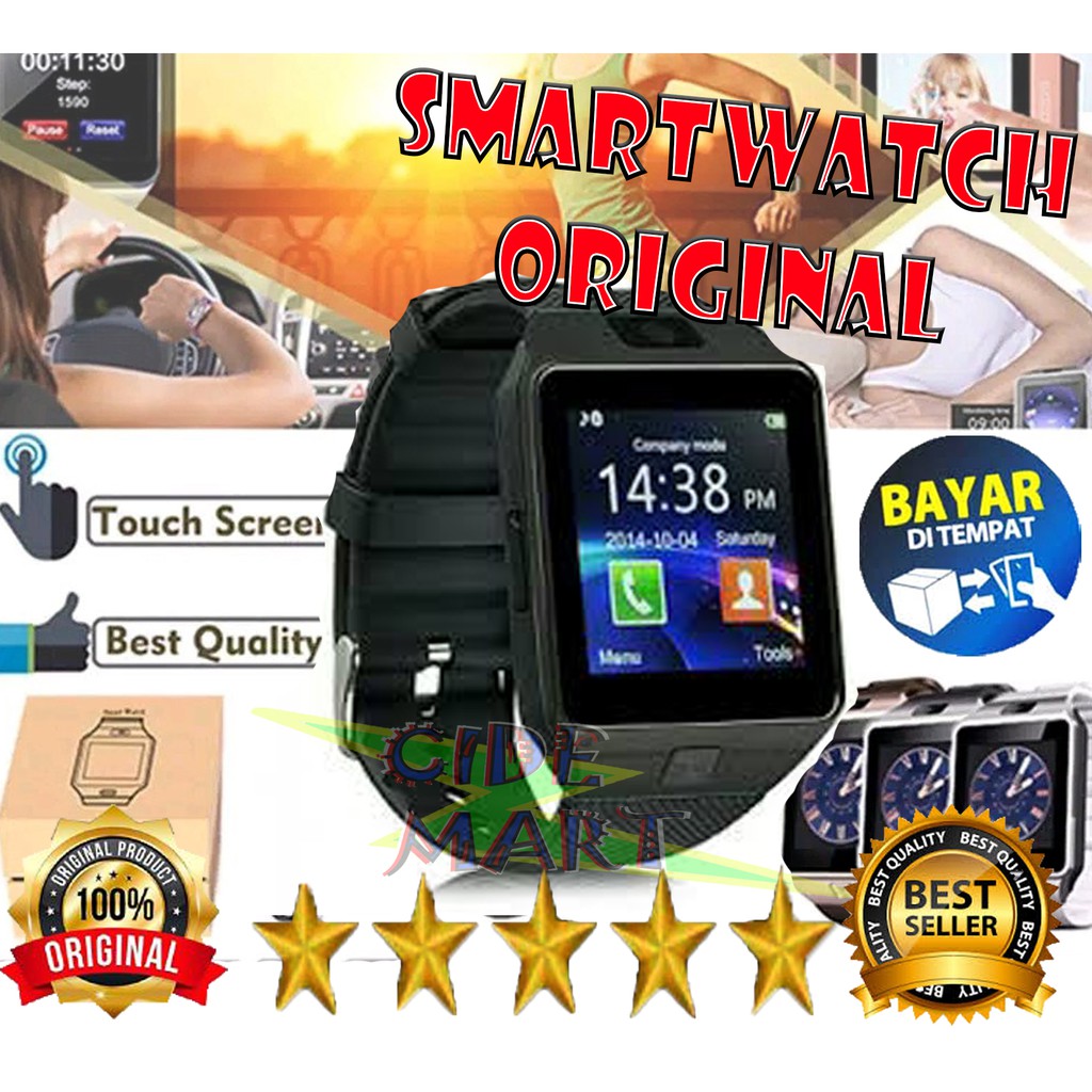 Jual [ORIGINAL] SMART WATCH DZ-09 / SMARTWATCH DZ09 MULTIFUNGSI ...