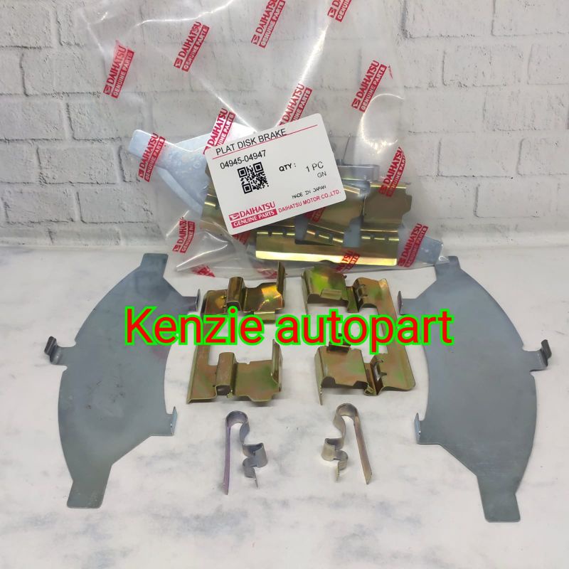 Jual BRAKE PAD SPRING PLAT DISK BRAKE PAD DAIHATSU GRANDMAX LUXIO ...