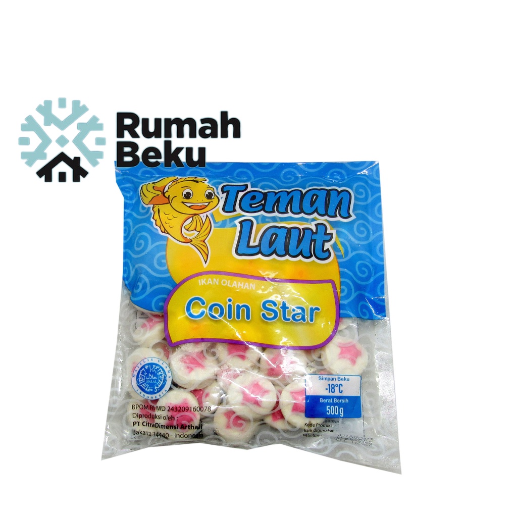 Jual TEMAN LAUT IKAN OLAHAN BENTUK COIN STAR | Shopee Indonesia