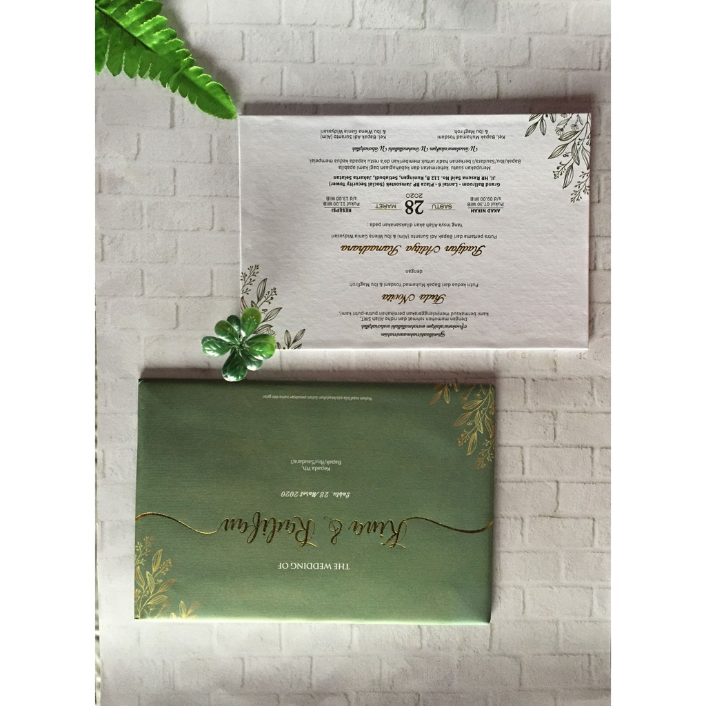 Jual Undangan Pernikahan Hard Cover Landscape | Shopee Indonesia