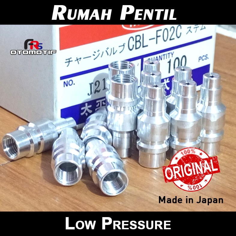 Jual Rumah Pentil L AC Mobil Low Pressure R134 Allumunium | Shopee ...