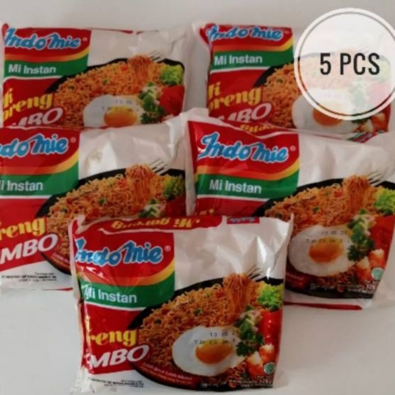 Jual Indomie Mie Instan Rasa Goreng Spesial Jumbo 129 gr isi 5 pcs ...