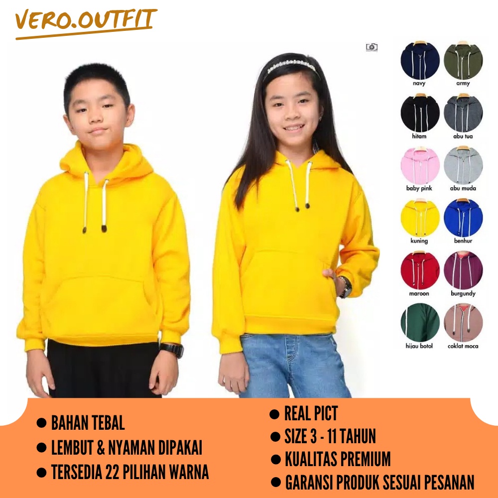 Jual JAKET SWEATER ANAK POLOS LAKI LAKI PEREMPUAN COWOK CEWEK USIA UMUR ...