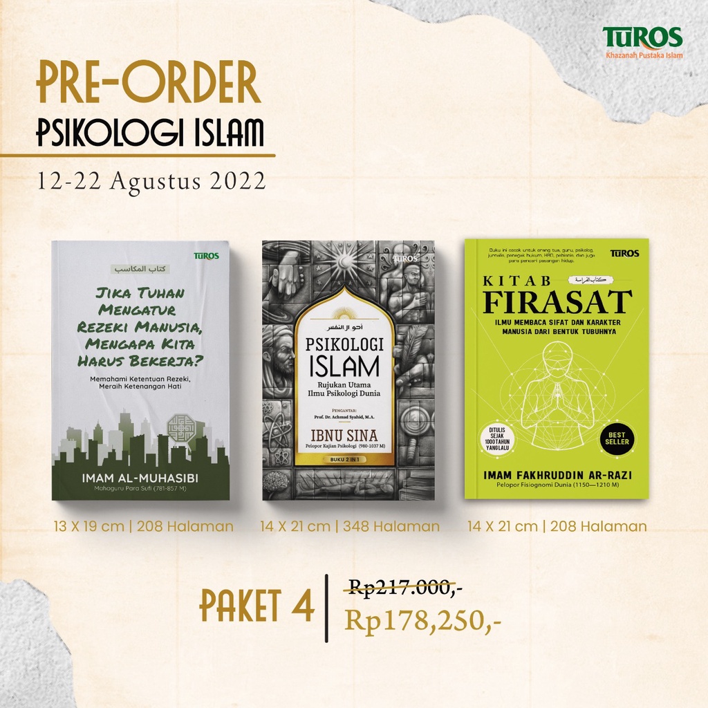 Jual Rene Turos - Paket Bundling Buku Psikologi Islam Ibnu Sina dan ... Jual Rene Turos - Paket Bundling Buku Psikologi Islam Ibnu Sina dan ...