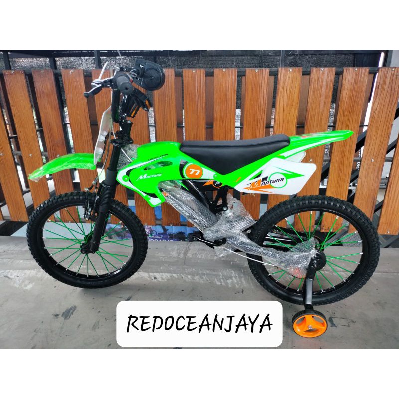 Jual montana cross trail 16 inch sepeda anak motor trail bmx roda empat ...
