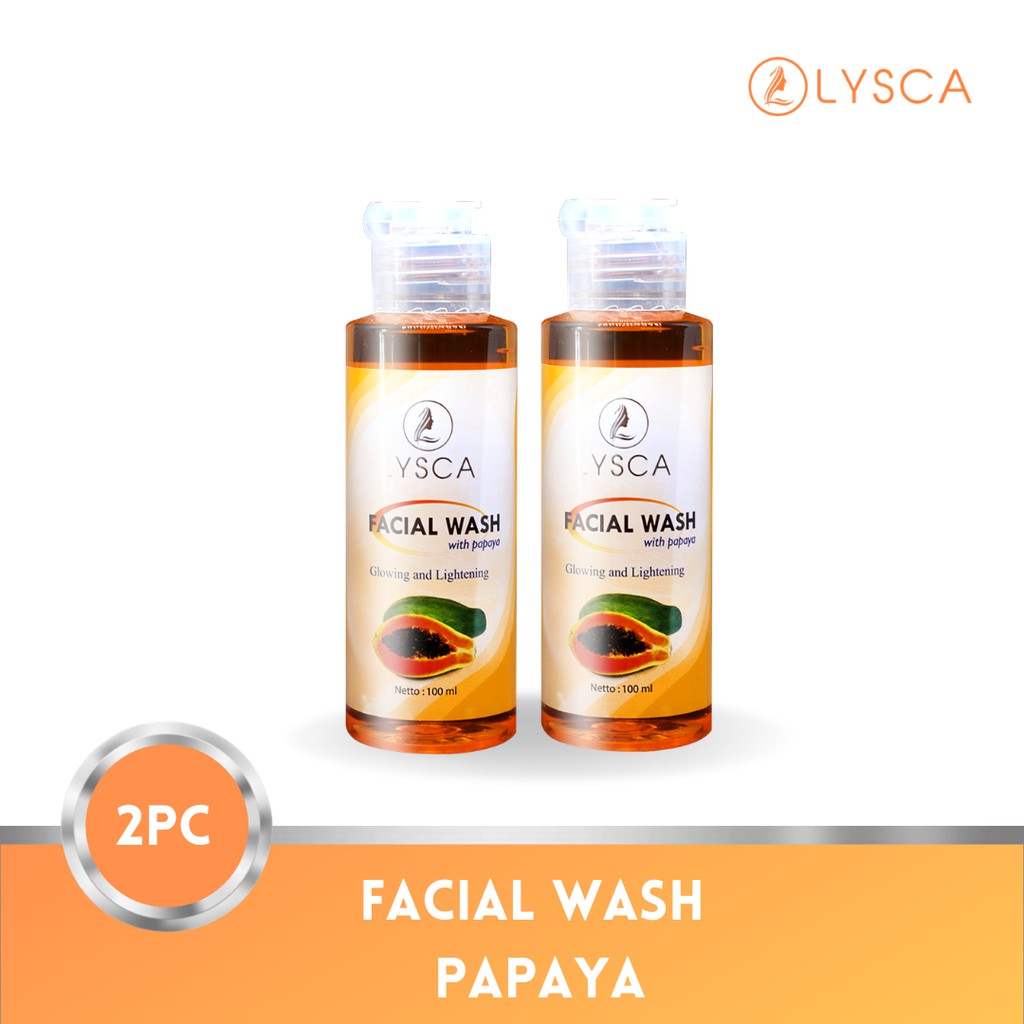 Jual (COMBO isi 2) LYSCA Facial Wash - Sabun Wajah Pemutih | Shopee ...