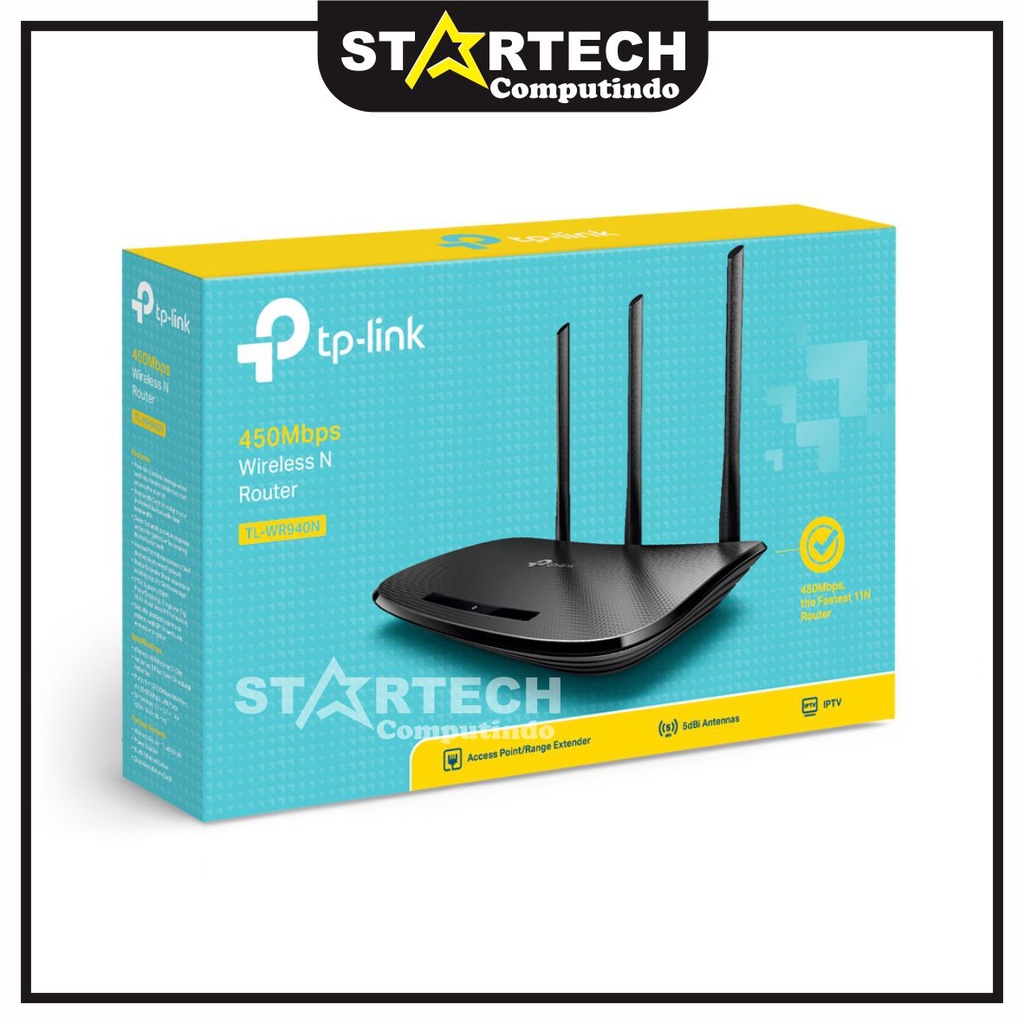 Jual TP-LINK TL-WR940N 450Mbps Wireless N Router | Shopee Indonesia