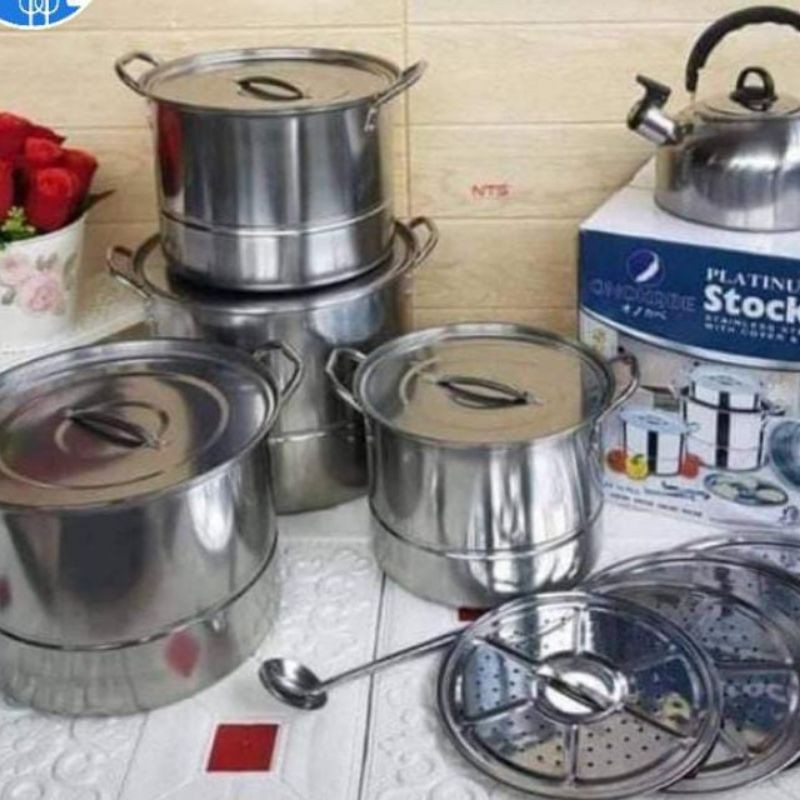 Jual Panci steamer set Onokabe ono mane / stockpot Steamer plus teko ...