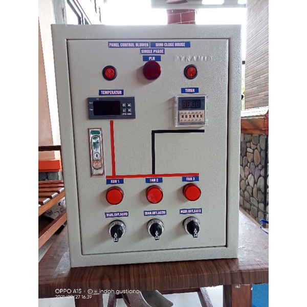Jual Panel Blower Kandang Ayam Close House, 3 Blower, 1 Phase, | Shopee ...
