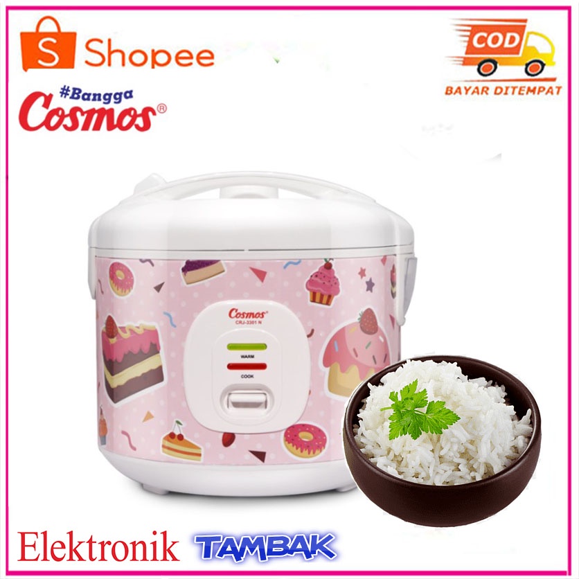 Jual NEW Cosmos Magic Com 1.8 Liter 3in1 - CRJ-3301 N Baru Cake Series ...