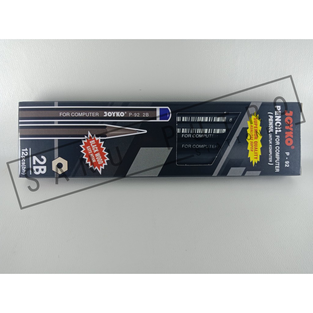Jual pensil 2b kayu hitam | Shopee Indonesia