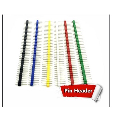 Jual Pin Header Male 2.54mm 1X40 40 Pin Single Row Strip Warna ...