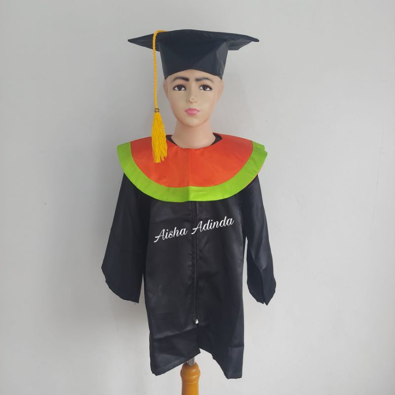 Jual PREORDER/CUSTOM WARNA BAJU TOGA WISUDA ANAK PAUD/TK | Shopee Indonesia