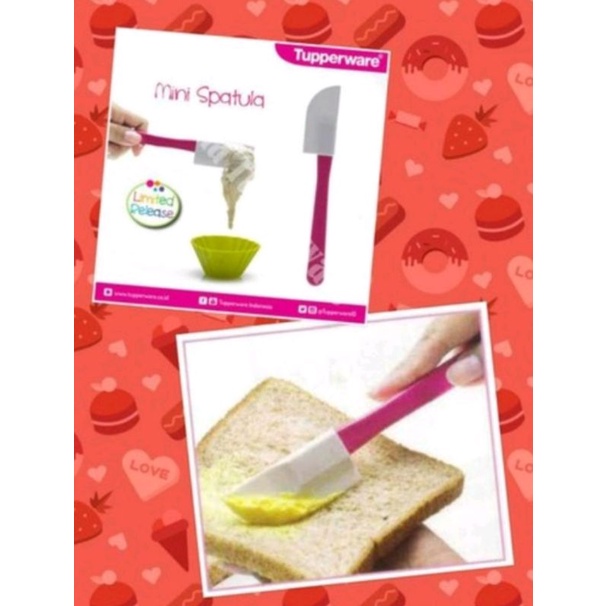 Jual Tupperware Mini Spatula | spatula selai roti (harga per 1pcs ...