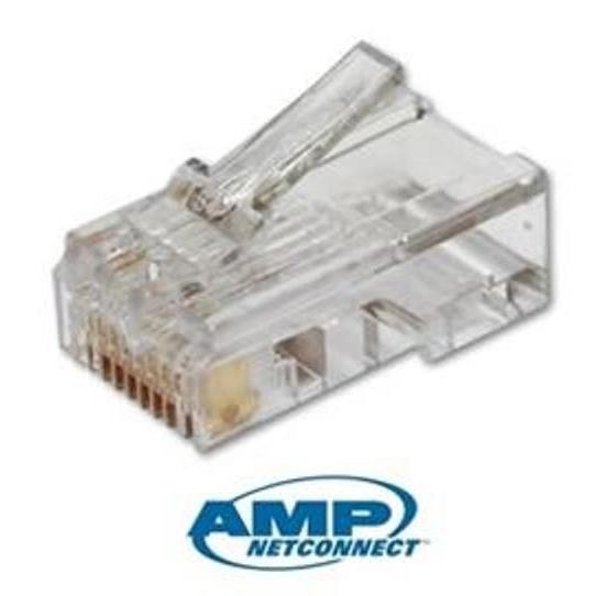 Jual kepala konektor RJ45 AMP Cat5e/Cat6 RJ45 | Shopee Indonesia