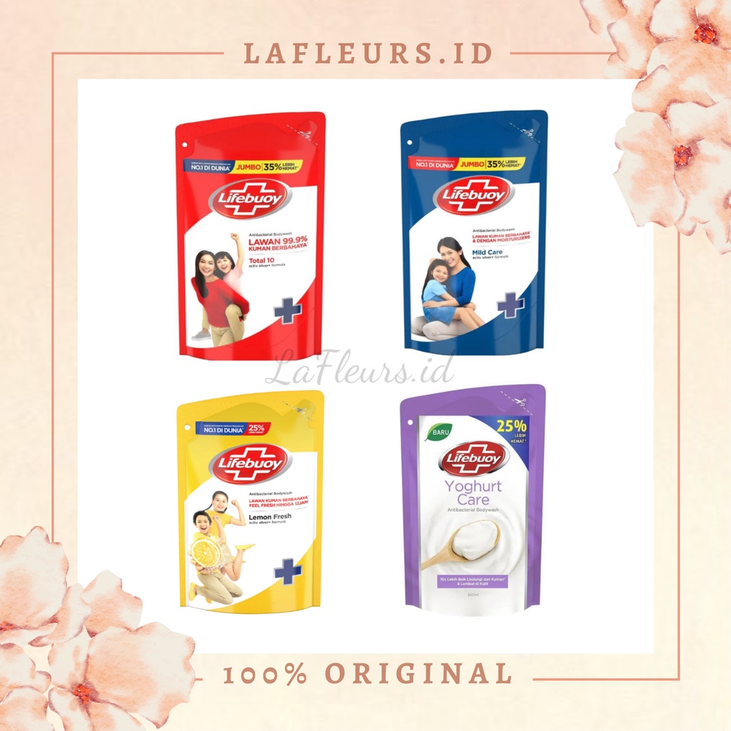 Jual Lifebuoy Sabun Mandi Cair Body Wash Total 10 / Lemon Fresh / Mild ...