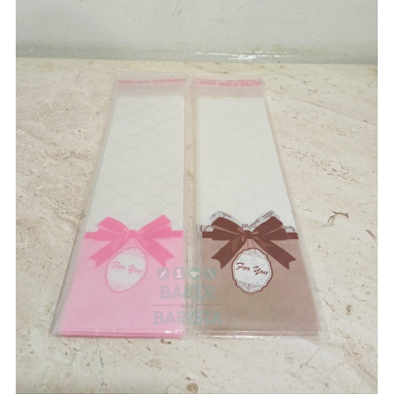 Jual fancy cookie wrap long pc03 5,9cmx20cm plastik cookies plastic kue ...