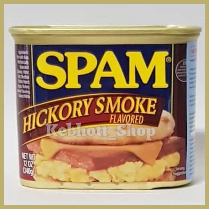Jual SPAM CORNET WITH HICKORY SMOKE FLAVORED HAM 340 GR KORNET DAGING ...