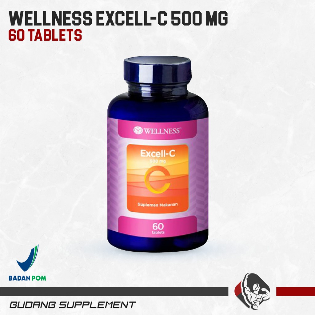 Jual Wellness Excel C 500mg 60 Tablet Vitamin C | Shopee Indonesia