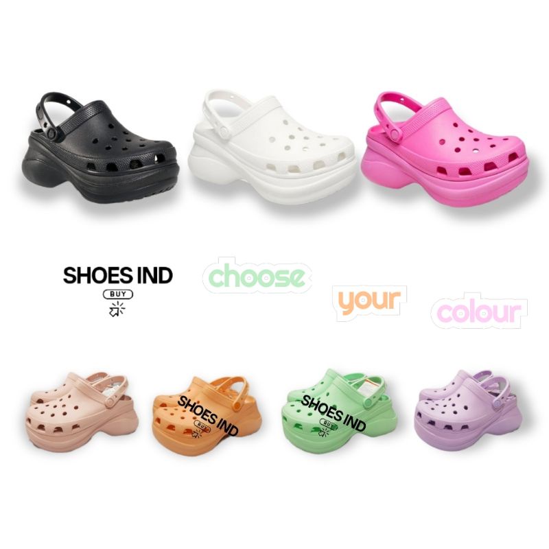 Jual Sandal Crocs Classic Bae Clog Platform / Sepatu Sandal Wanita ...