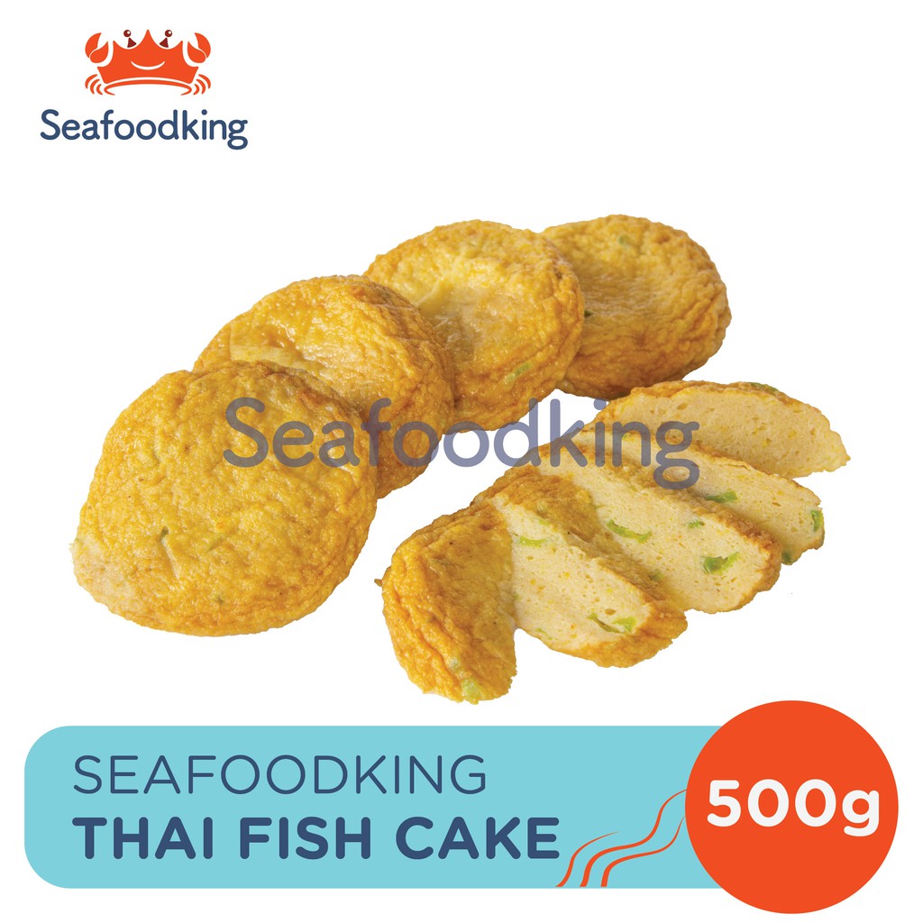 Jual Thai Fish Cake Seafoodking (Bakso Ikan Gepeng Bumbu Thai) 500gr ...