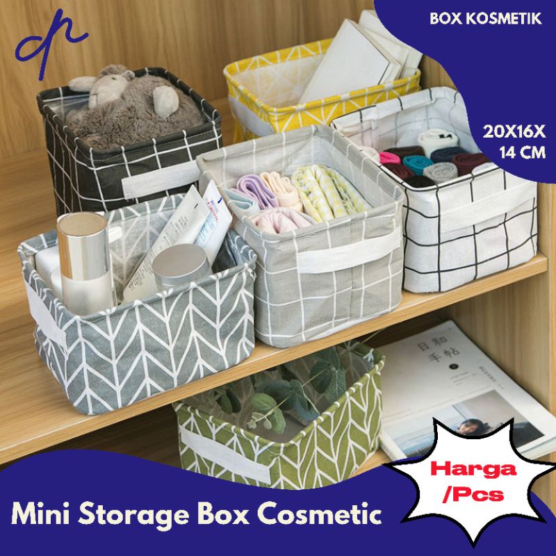 Jual [D.N] MINI STORAGE BOX COSMETIC / BOX PENYIMPANAN KOSMETIK ...