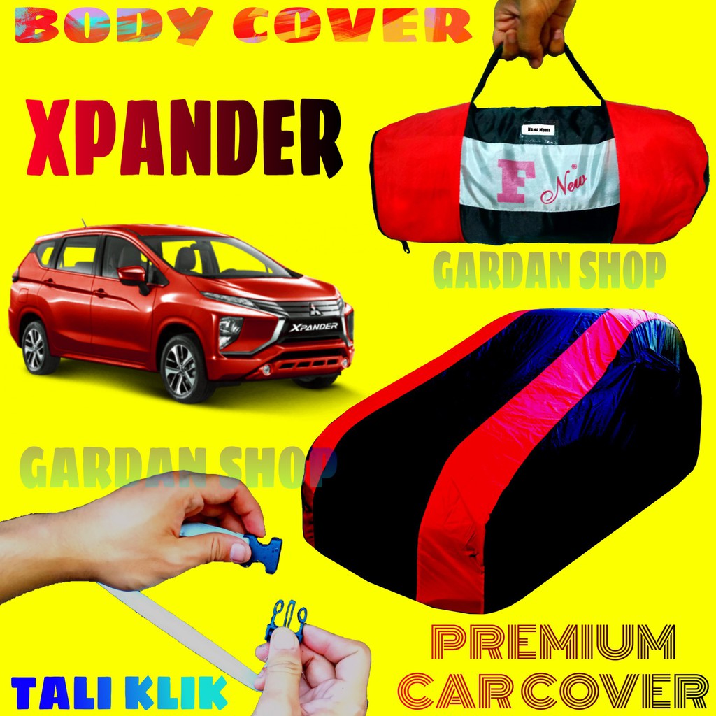 Jual Body Cover XPANDER Sarung MERAH Penutup Pelindung Bodi Mobil ...