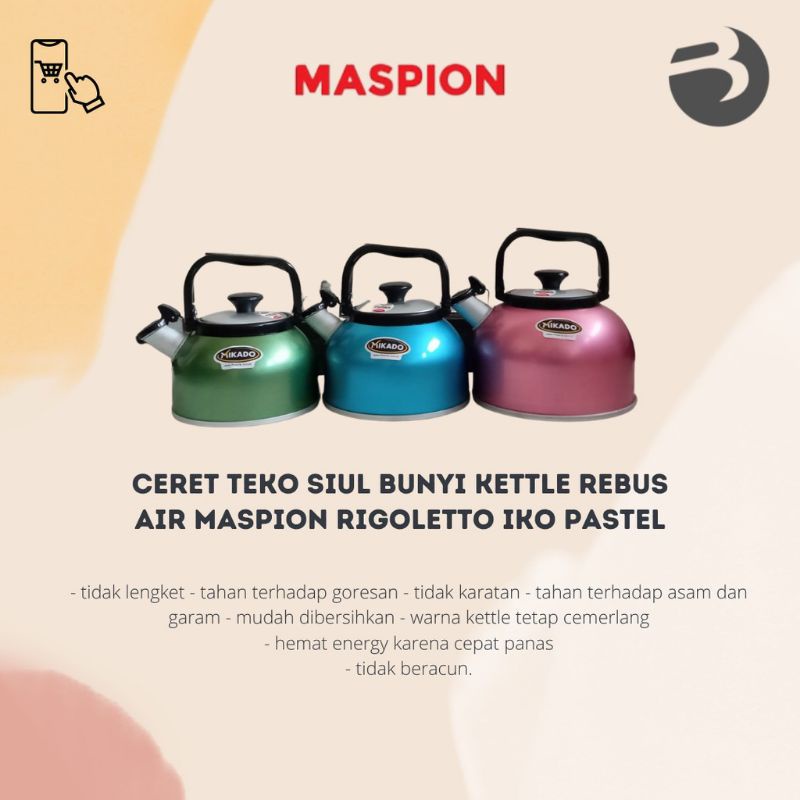 Jual TEKO SIUL RIGOLERTO 3 LITER MASPION (MIKADO) | Shopee Indonesia Jual TEKO SIUL RIGOLERTO 3 LITER MASPION (MIKADO) | Shopee Indonesia