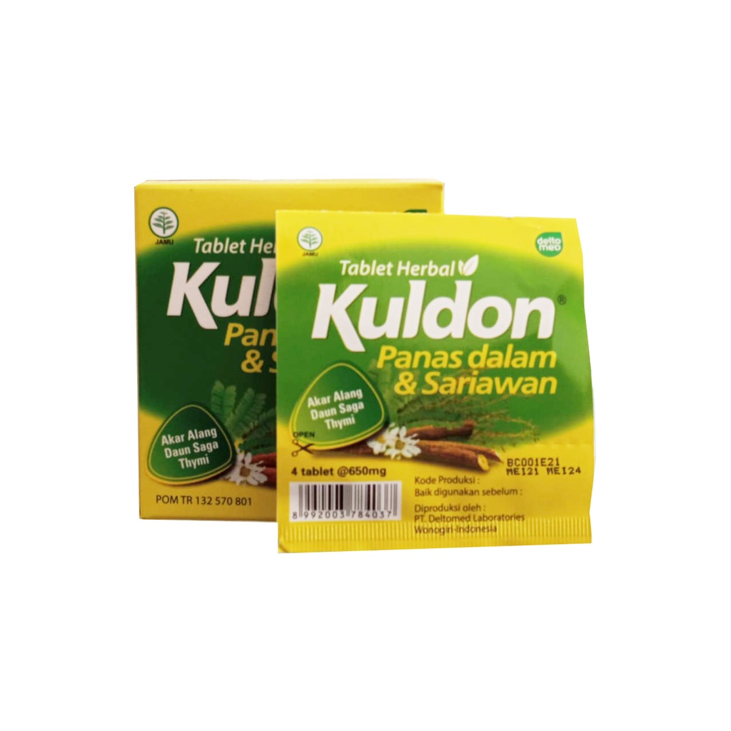 Jual KULDON STRIP ISI 4 TABLET - SARIAWAN | Shopee Indonesia