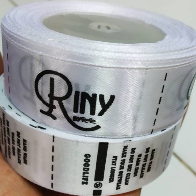 Jual Cetak label pita satin | Shopee Indonesia