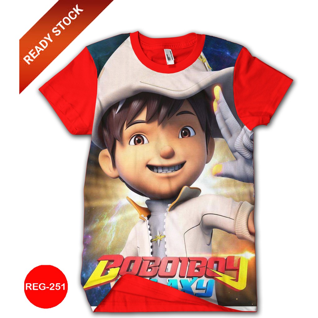Jual Baju BoBoiBoy Solar Cahaya 3D Baju Anak Boboiboy Galaxy #REG-251 ...