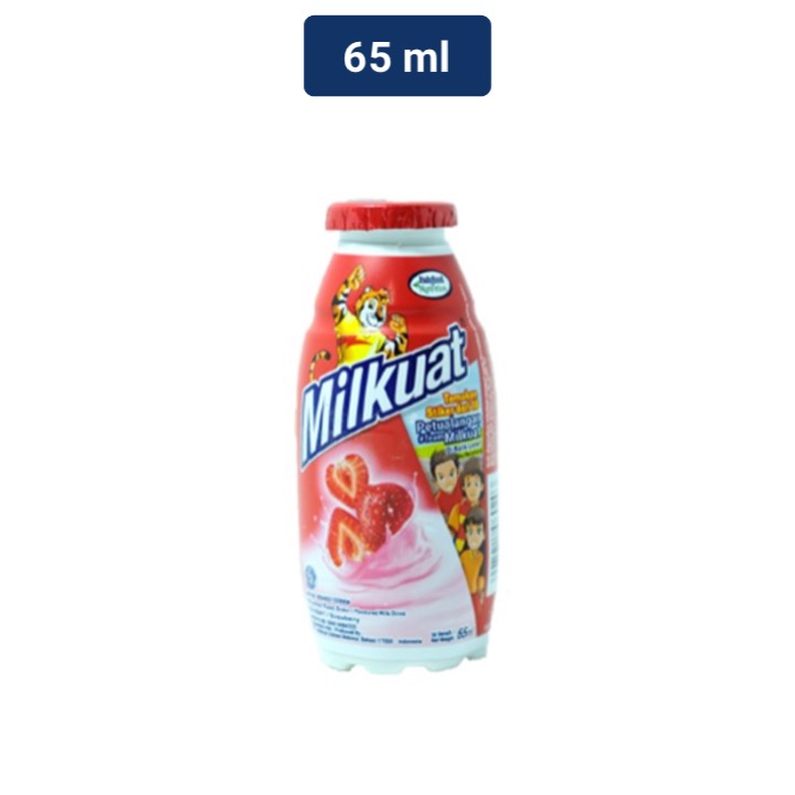 Jual Milkuat Susu Rasa Strawberry 65 mL | Shopee Indonesia