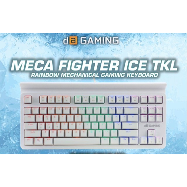 Jual White Keyboard Gaming Digital Alliance Meca Fighter Ice | Shopee ...