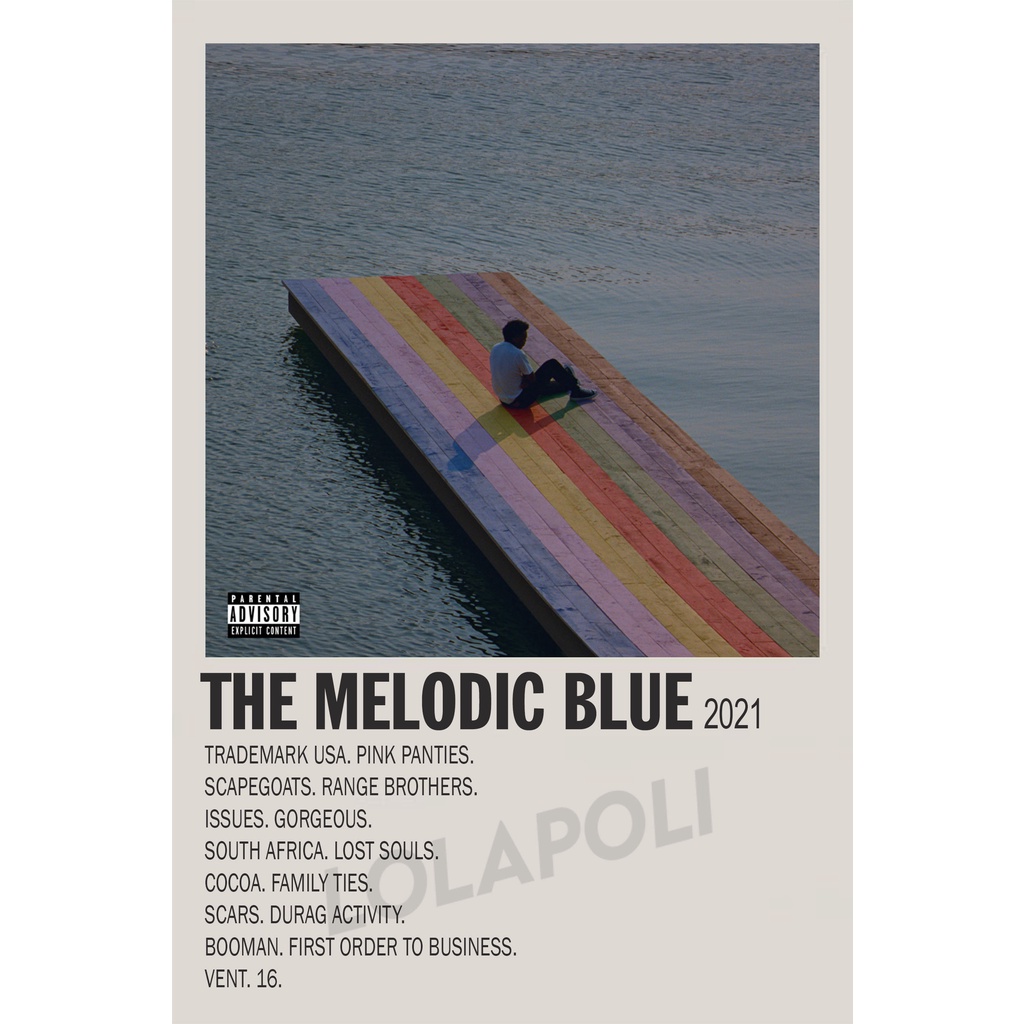 Jual Poster Cover Album The Melodic Blue - Baby Keem | Shopee Indonesia