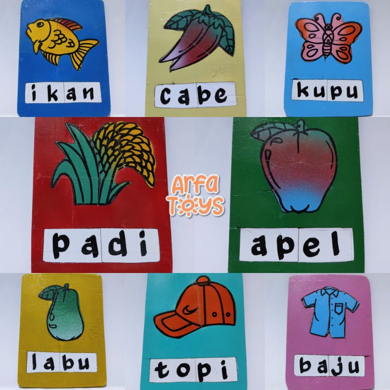 Jual Puzzle Belajar Membaca | Shopee Indonesia