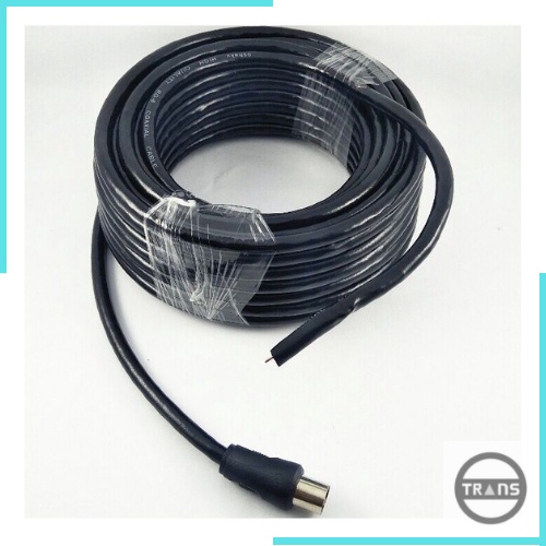 Jual Kabel antena parabola Colokan Jack / kabel antena TV panjang 15meter dan 20meter/ kualitas ...