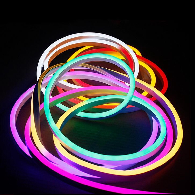 Jual Lampu LED Neon Flex RGB 220V Flexible Sign LED Strip Selang Full ...
